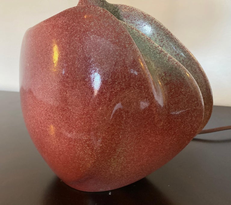 Tim Orr French 1960s Art Pottery Table Lamp For Sale at 1stDibs