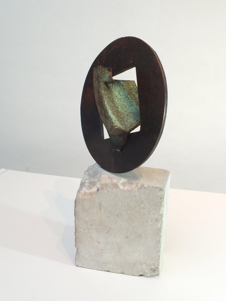 Tim Rawlins - Bell Stone: Contemporary Cast Bronze Sculpture For Sale ...
