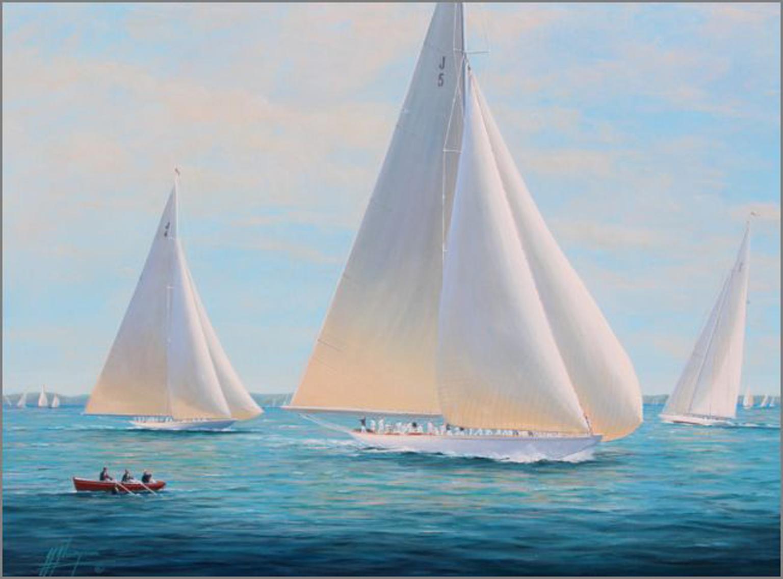 Tim Thompson - Americas Cup Trials at Newport For Sale at 1stDibs