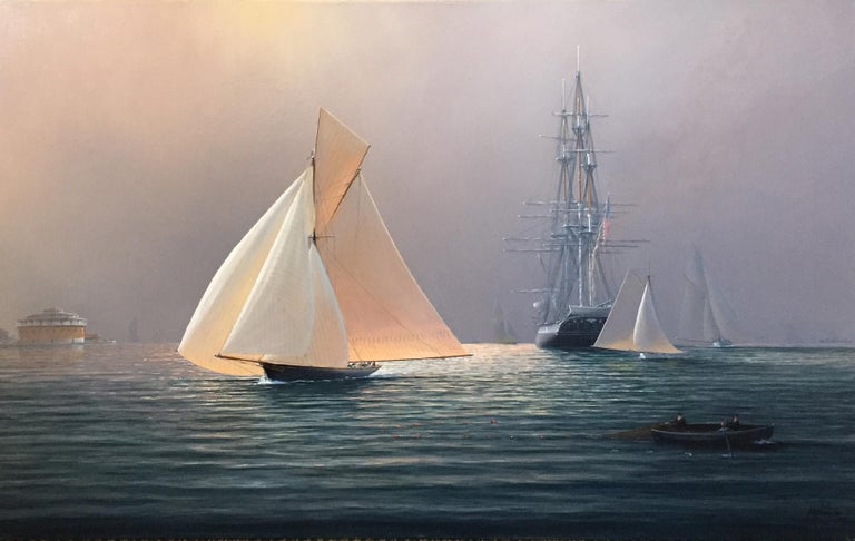 Tim Thompson - USS Constitution off Castle Garden by Tim Thompson For ...