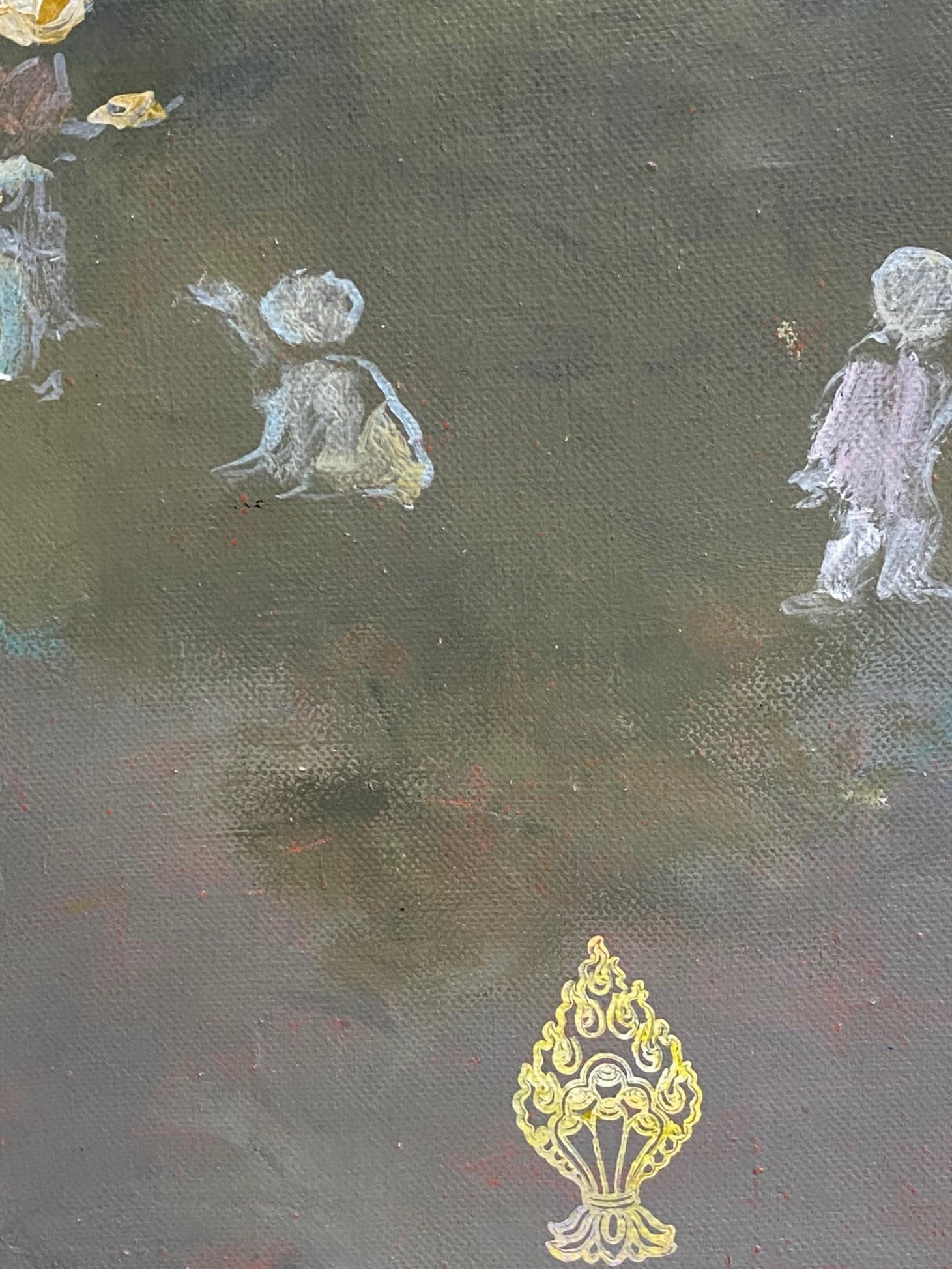 Tim Timothy Johnson Australian Artist Signed Buddhist Buddha Original ...