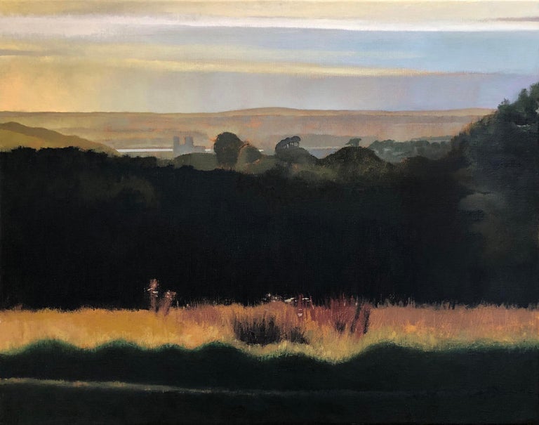 Tim Woodcock-Jones - Caernarfon Castle, North Wales, landscape original ...