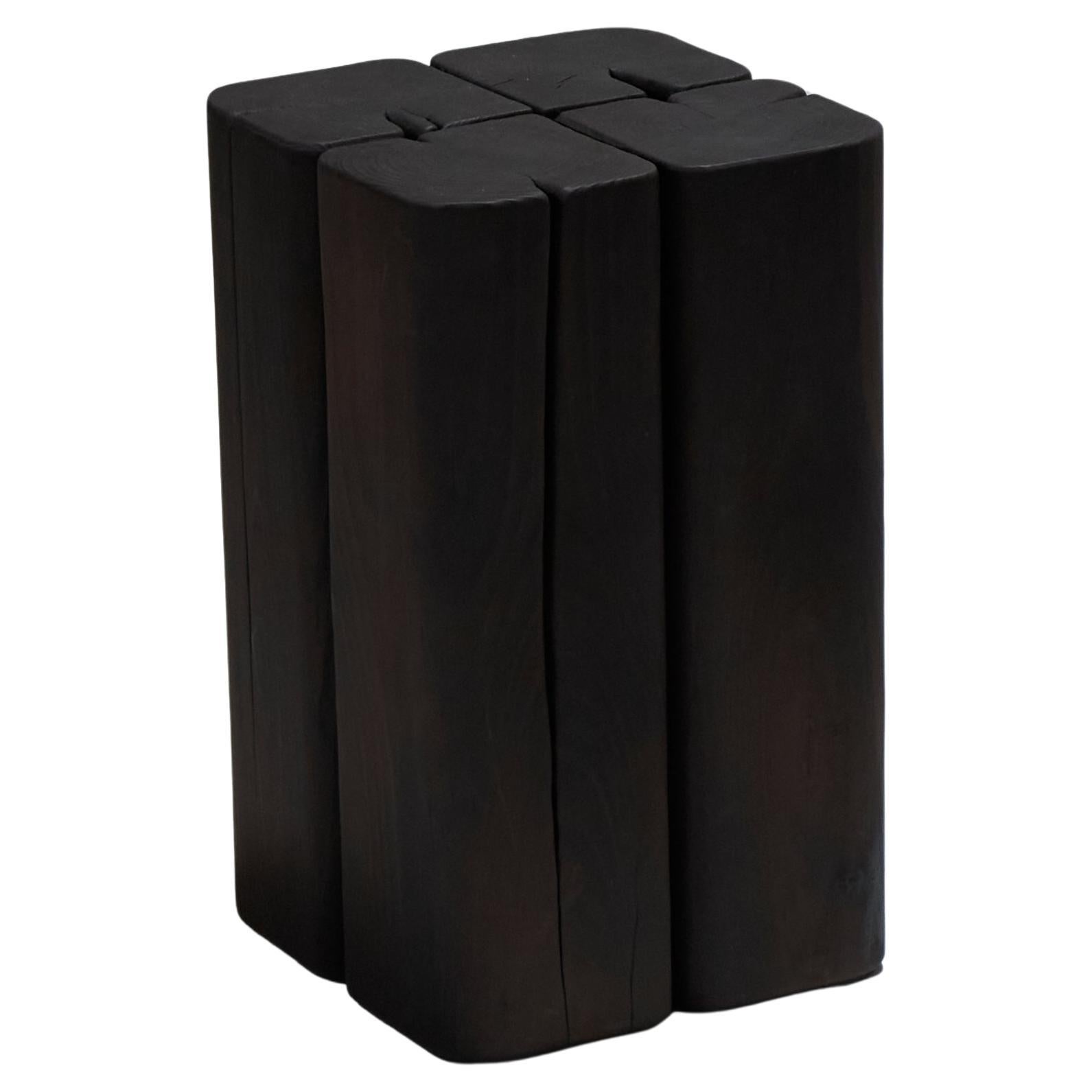 Stubby Timber Side Table For Sale at 1stDibs