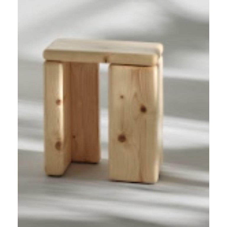 Timber Stool Purple-Red by Onno Adriaanse For Sale at 1stDibs