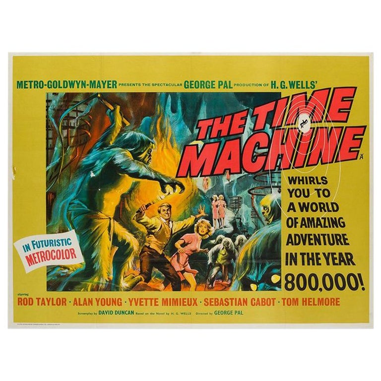 Time Machine, The (1960) Poster For Sale at 1stDibs | the time machine ...