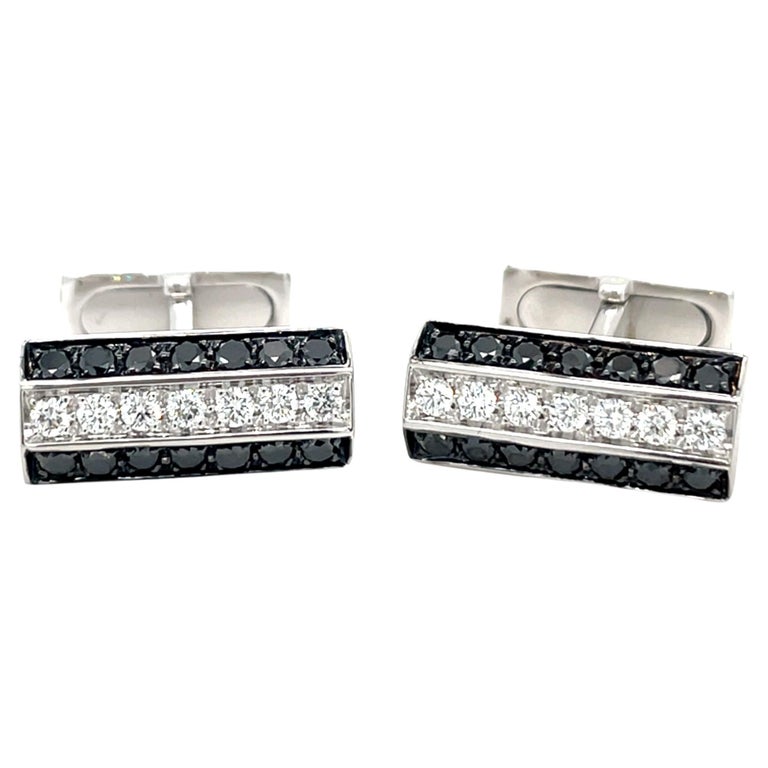 Timeless Cufflinks Black Diamonds For Sale at 1stDibs