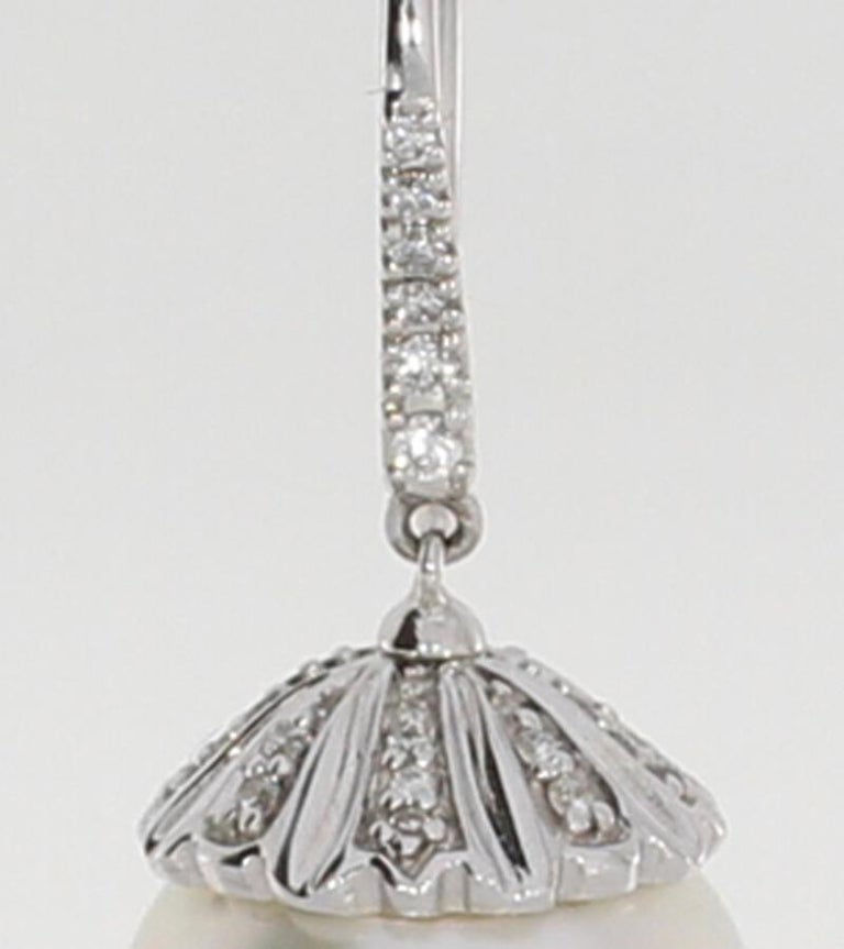 Timeless Diamond Hook Earrings at 1stDibs
