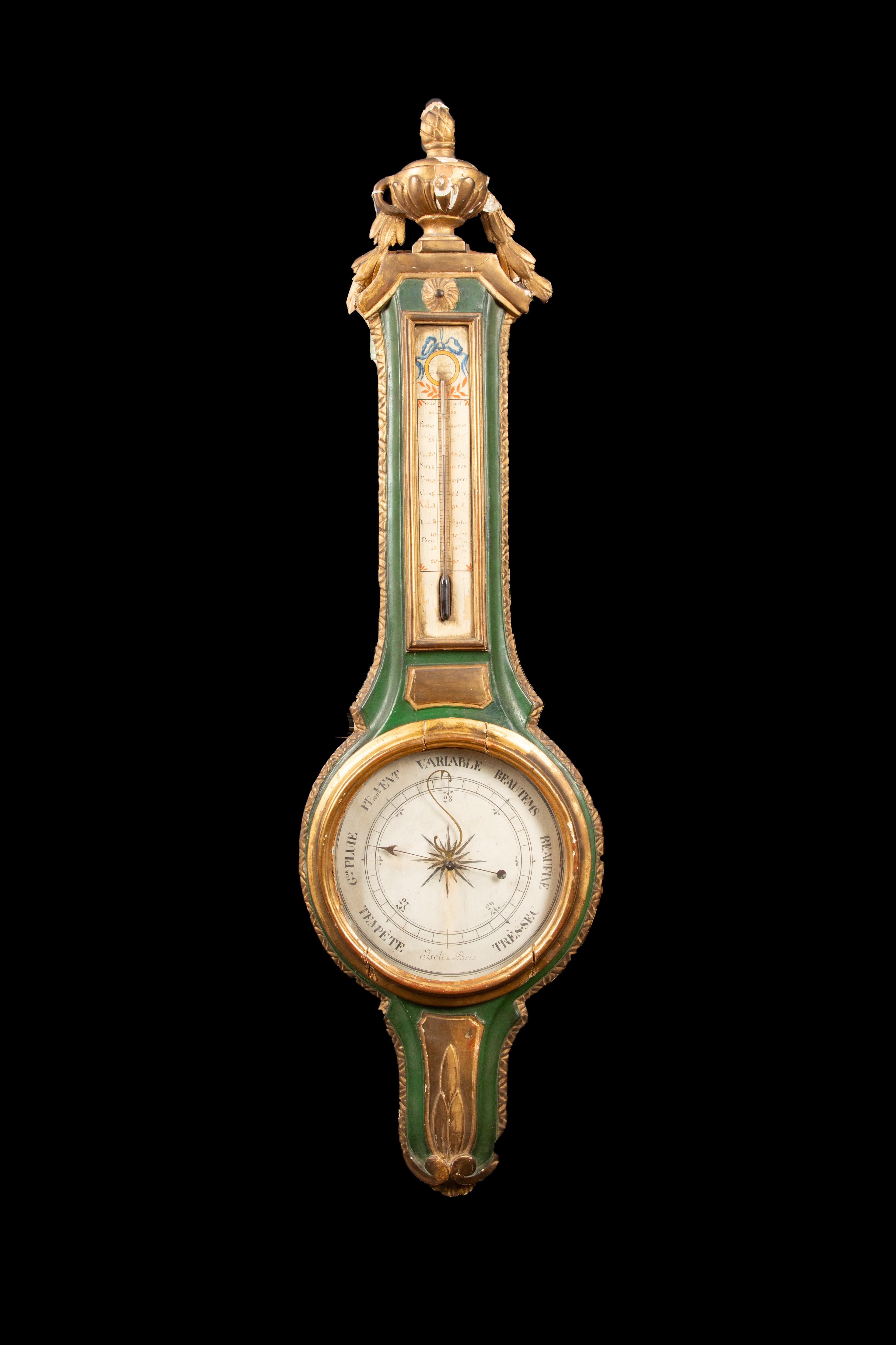 Timeless Elegance: 19th Century French Barometer For Sale at 1stDibs