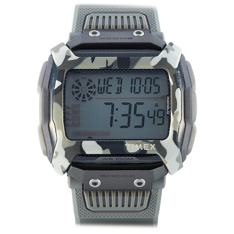Timex Command Shock Water Resistant Timer Watch TW5M18300 at 1stDibs