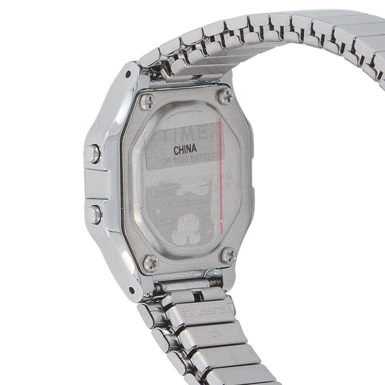Timex Digital Mini Silver-Tone Watch TW2T48200 at 1stDibs | timex 80 ...