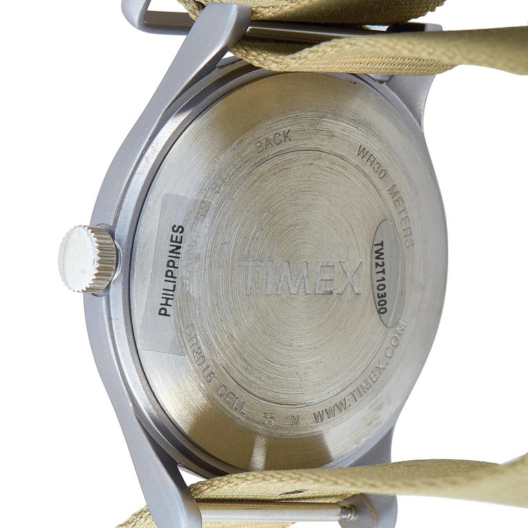 Timex MK1 Aluminum Beige Strap Watch TW2T10300 at 1stDibs