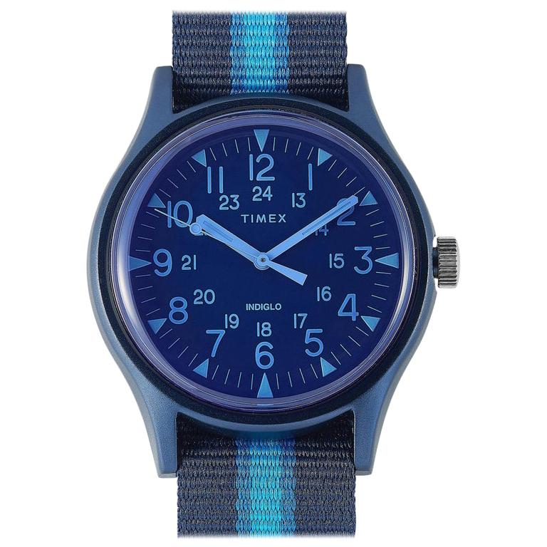 Timex MK1 Aluminum California Blue Dial Watch TW2T25100 at 1stDibs ...