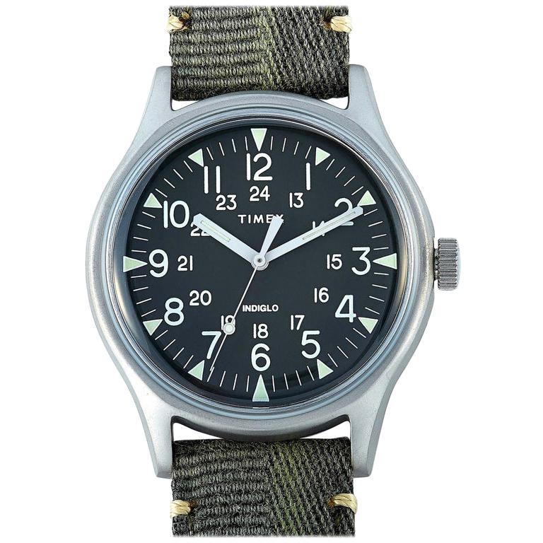Timex MK1 Steel Green Dial Watch TW2R68100 at 1stDibs | timex tw2r68100