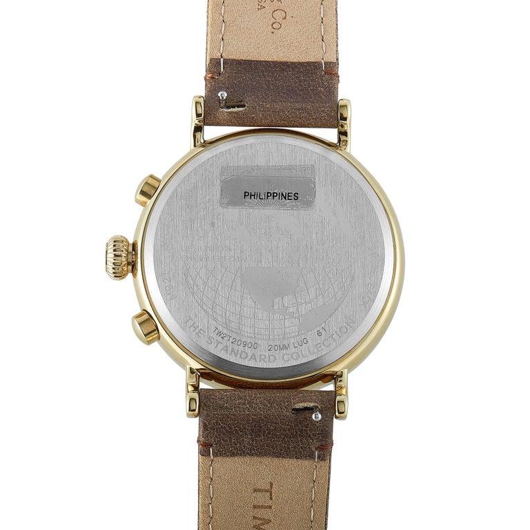 Timex Standard Chronograph Gold-Tone Brass Watch TW2T20900 at 1stDibs ...