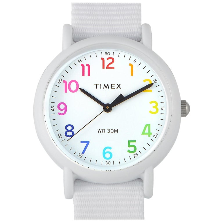Timex Weekender Color Rush White Watch TWG018200 at 1stDibs