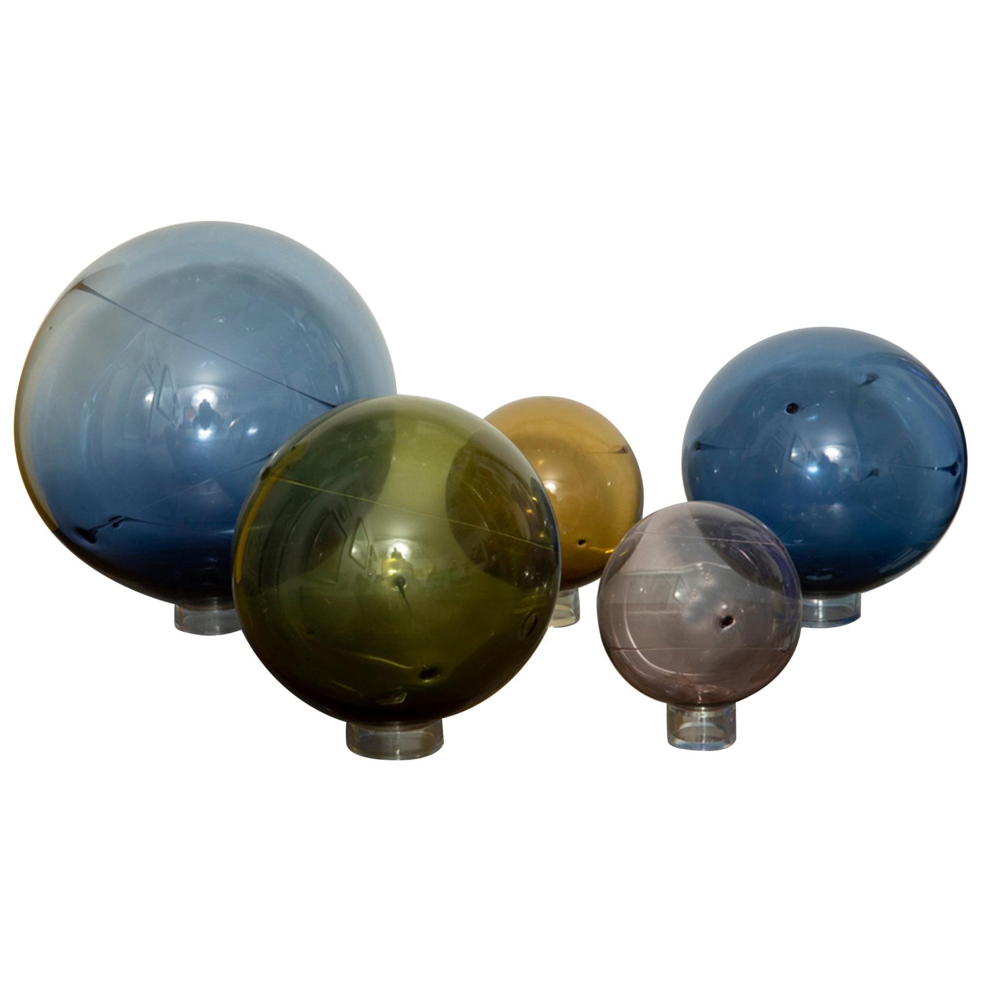 Timo Sarpeneva "Sun Balls", Collection of 5 For Sale at 1stDibs
