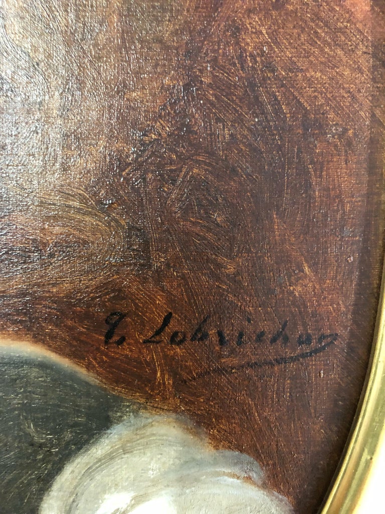 Timoleon Marie Lobrichon - La Petite Penseur For Sale at 1stDibs