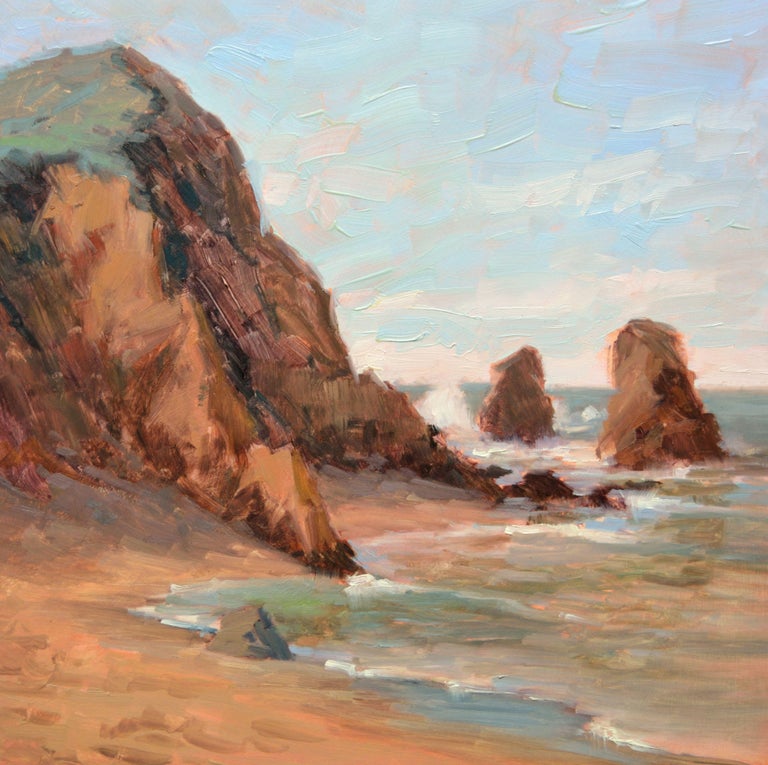 Timon Sloane - Red Sand, Painting, Oil on Canvas For Sale at 1stDibs