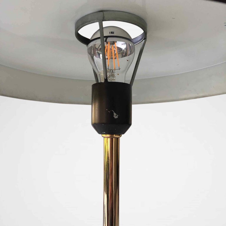Timor 69 Lamp Brown / Gold by Louis Kalff for Philips For Sale at 1stDibs