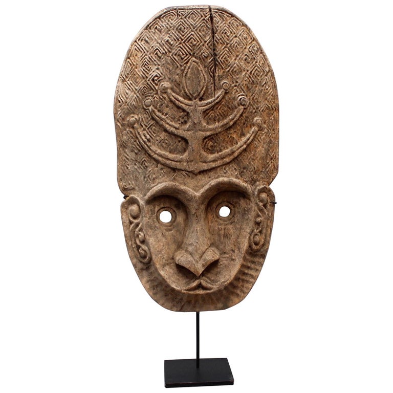 Timor Island Wooden Traditional Mask, Early 20th Century at 1stDibs