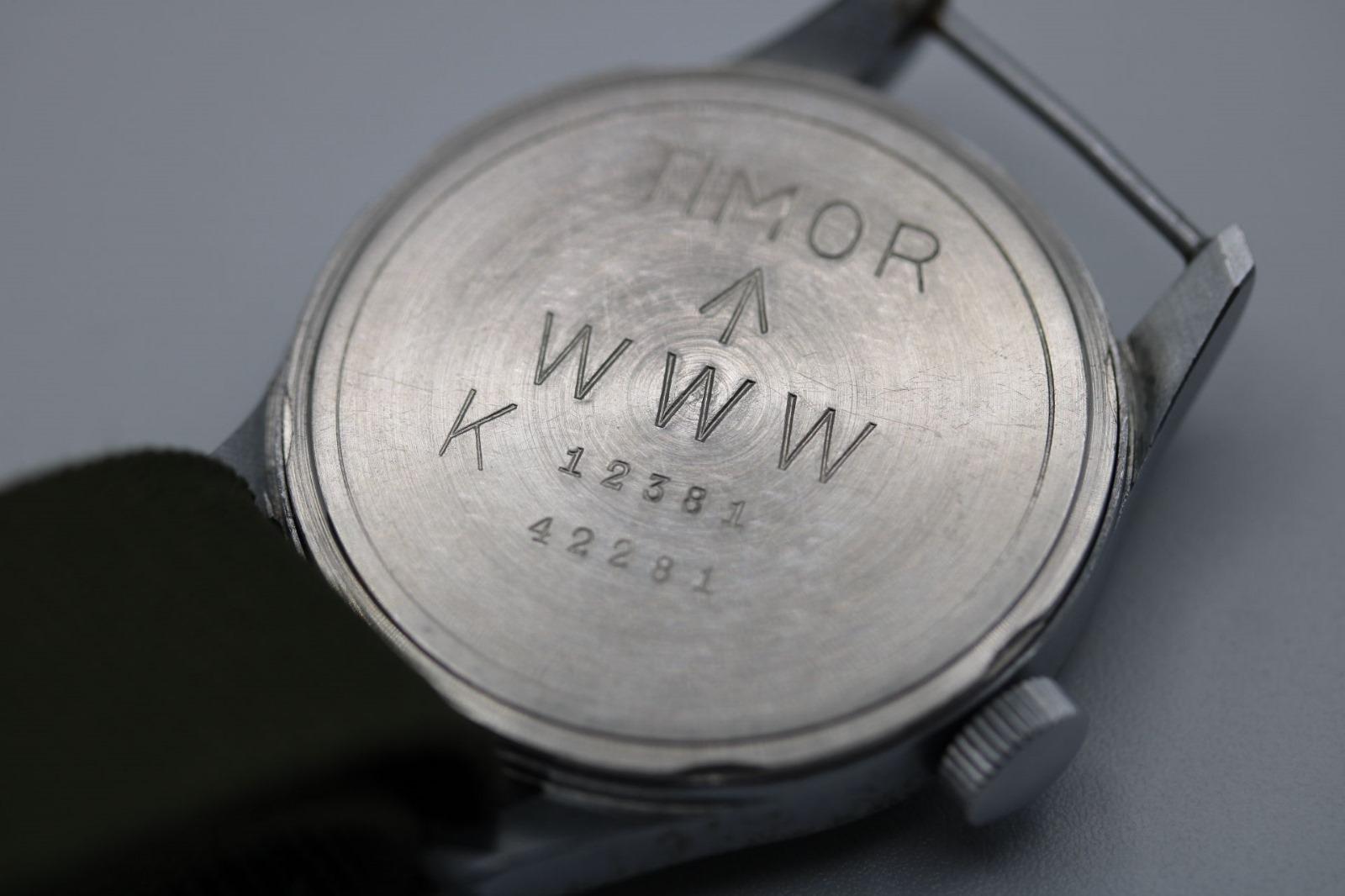 Timor WWW British Military 'Dirty Dozen' Watch c1945 For Sale at 1stDibs