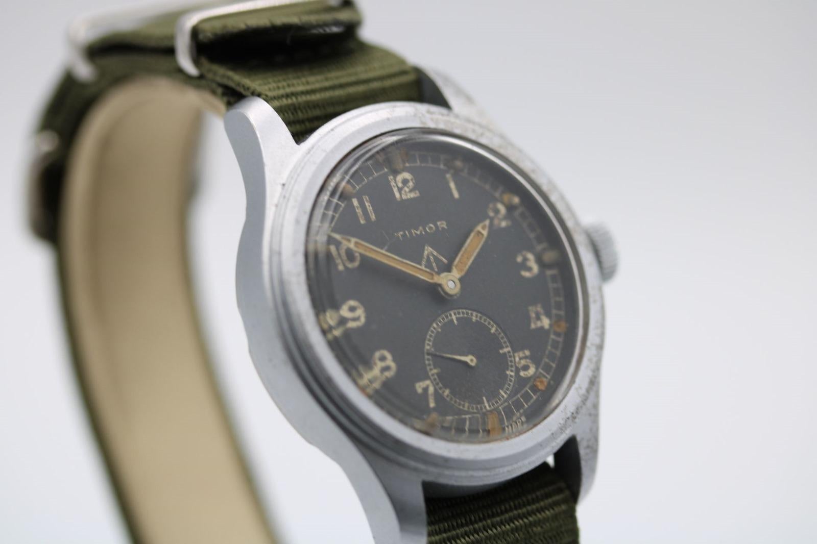 Timor WWW British Military 'Dirty Dozen' Watch c1945 For Sale at 1stDibs
