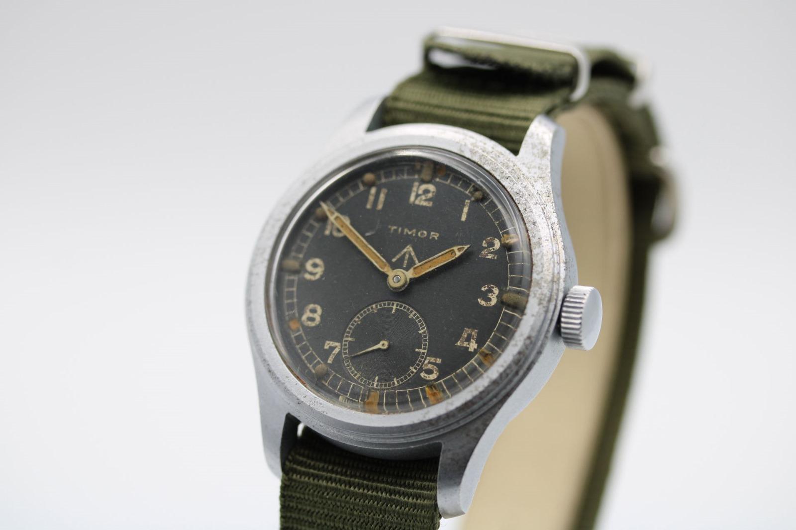 Timor WWW British Military 'Dirty Dozen' Watch c1945 For Sale at 1stDibs