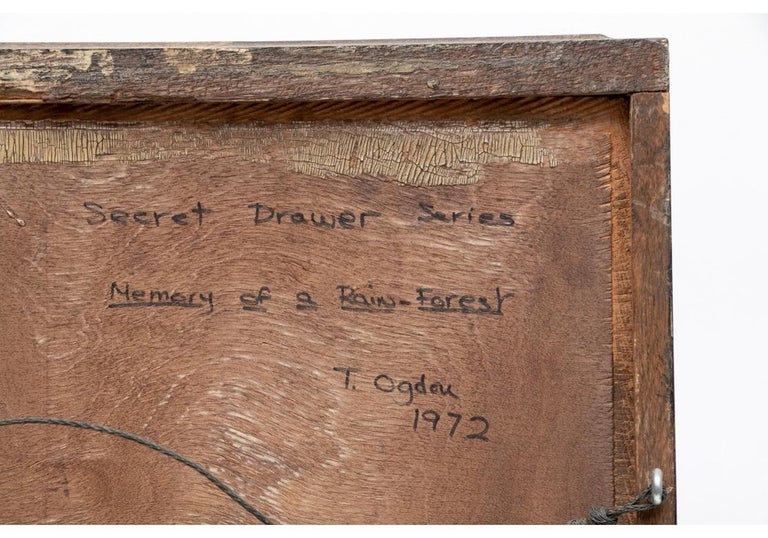 Timothy Ogdon 'American, 1935-1994' Mid Century Boxed Assemblage After ...