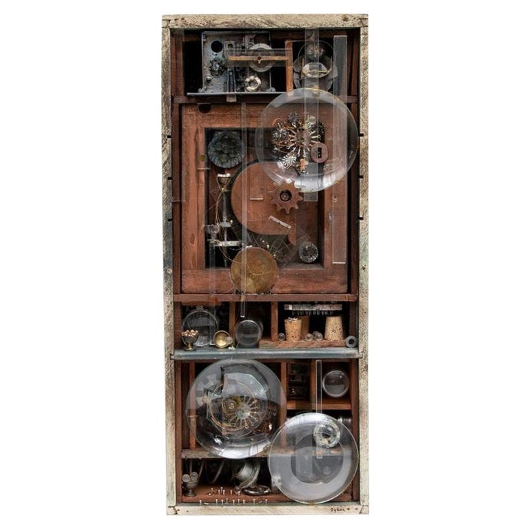 Timothy Ogdon 'American, 1935-1994' Mid Century Boxed Assemblage After ...