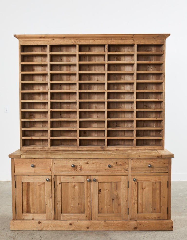 Timothy Oulton Design English Salvaged Wood Vintners Hutch Cabinet For ...