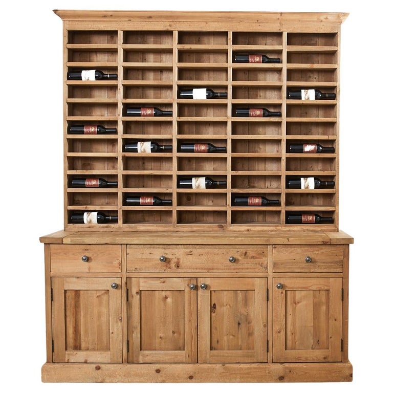 Meuble de rangement anglais Vintners en bois de récupération de Timothy ...