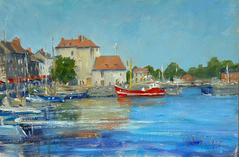 Tina Orsolic Dalessio - Port de Honfleur En vente sur 1stDibs