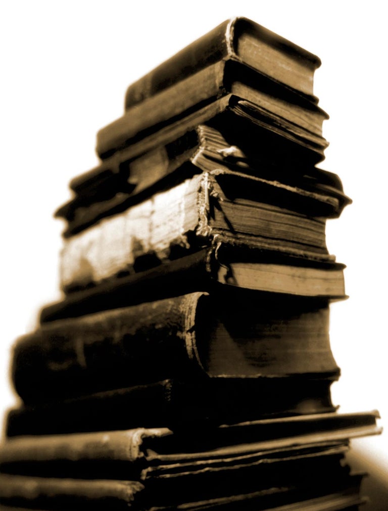Tina West - Stack of Books, New York, NY, 1995 For Sale at 1stDibs
