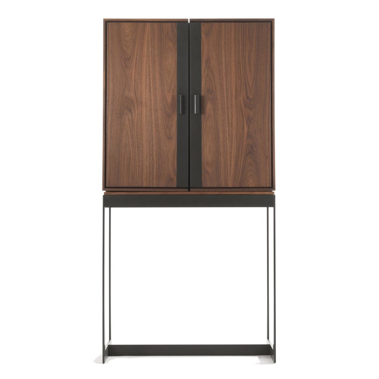 Tino Walnut Bar For Sale at 1stDibs