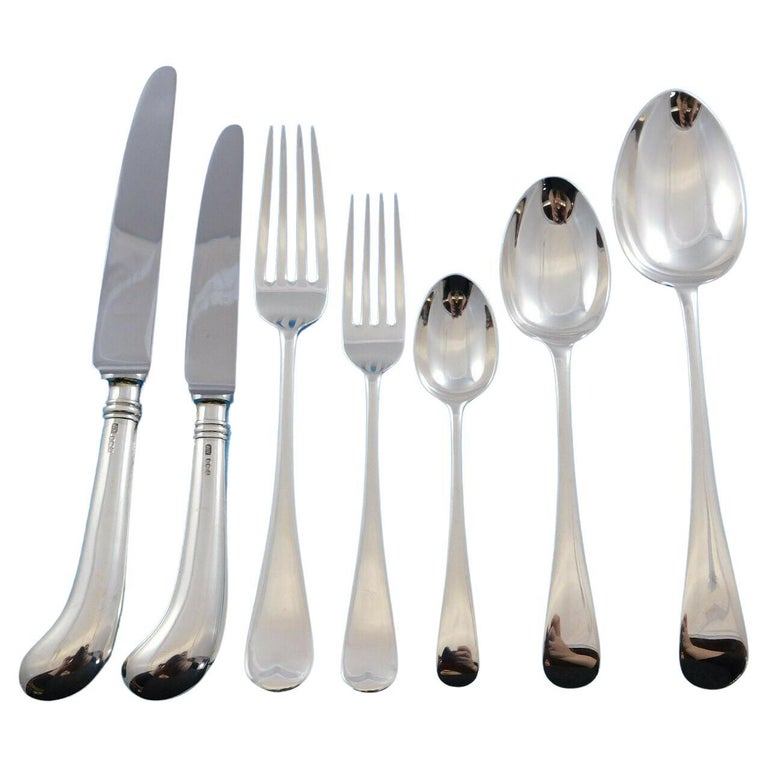 Tipt by Walker and Hall Sterling Silver Cutlery Set for 8 Service 56 ...