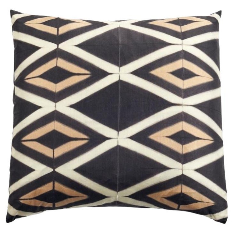 Tisa Black Silk Pillow For Sale at 1stDibs