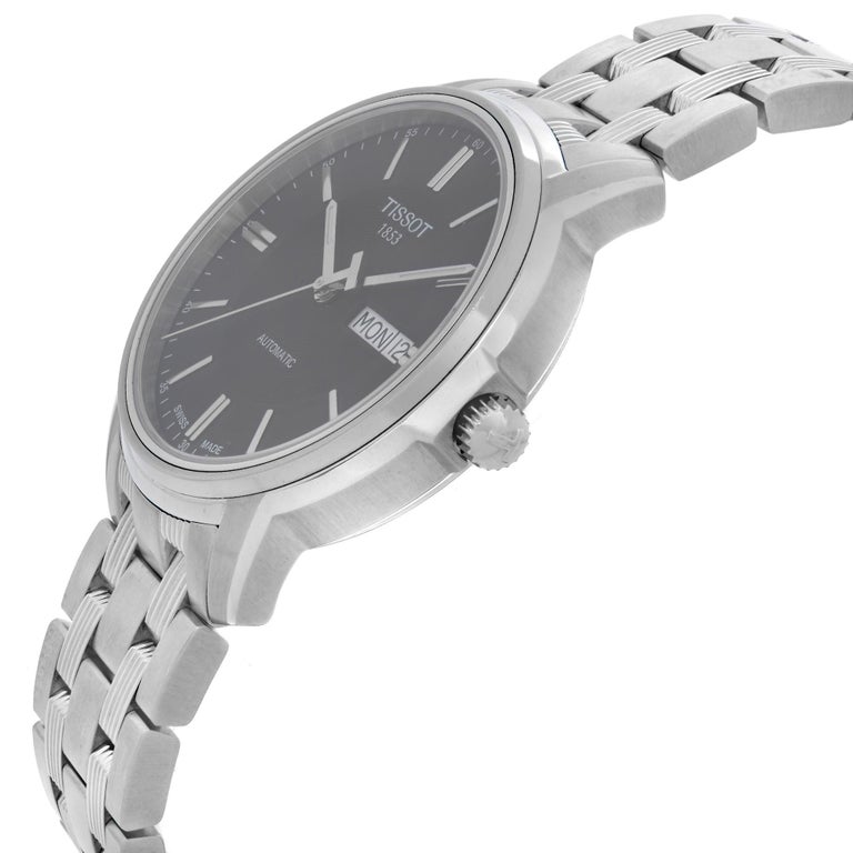 Tissot Automatics III Day Date Steel Automatic Men Watch T065.430.11 ...