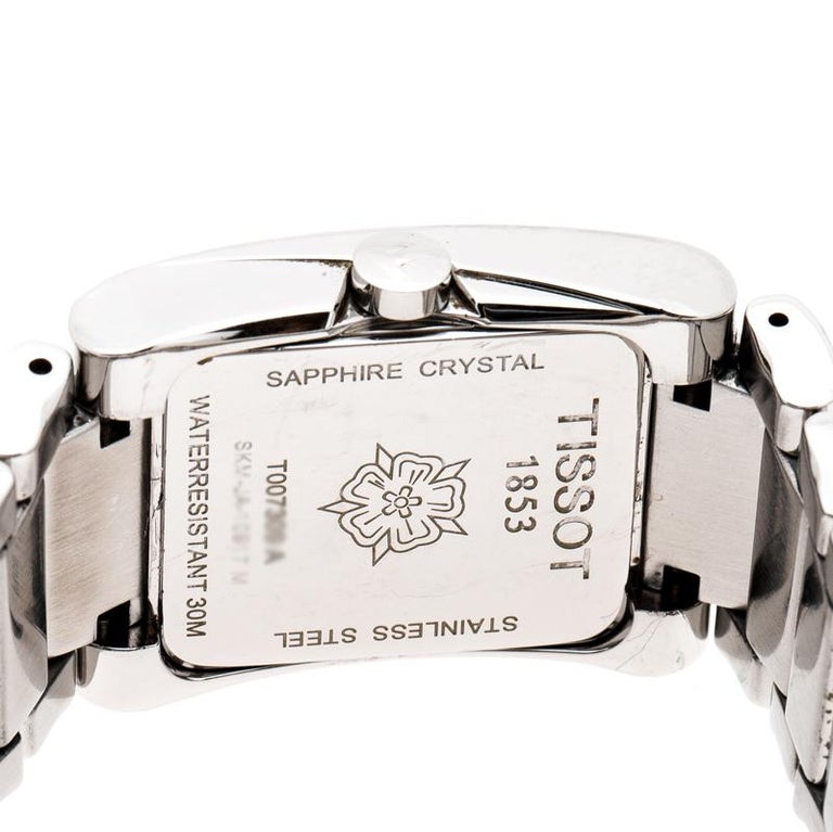Tissot Purple Mother Of Pearl Generosi-T T007309A Women's Wristwatch 24 ...