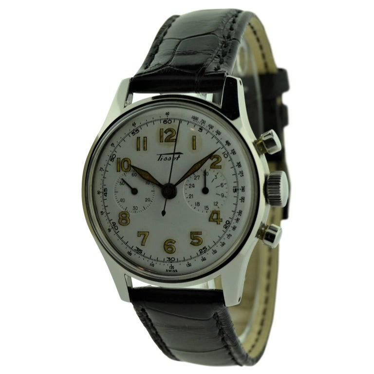 Tissot Steel with Patek Caliber Valjoux High Grade Movement For Sale at ...