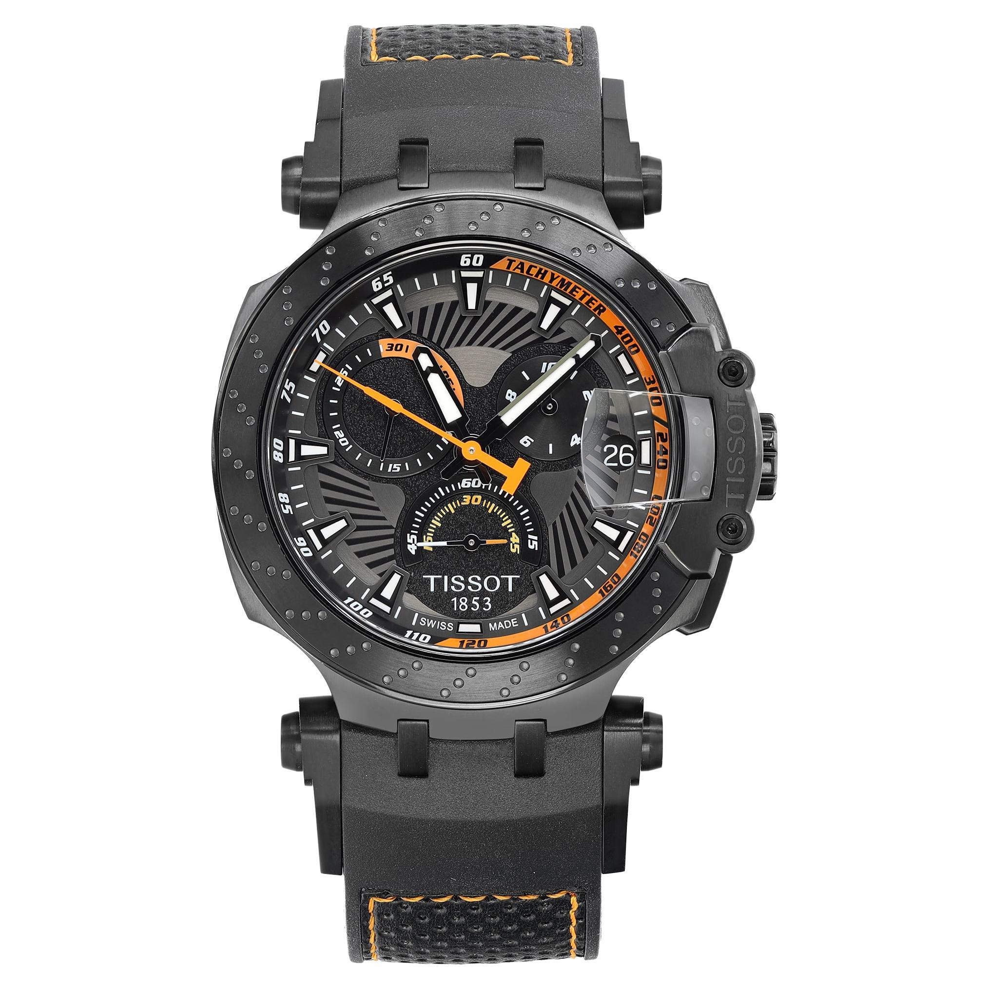 Tissot T-Race Marc Marquez 2018 Black Dial Quartz Watch T115.417.37.061 ...