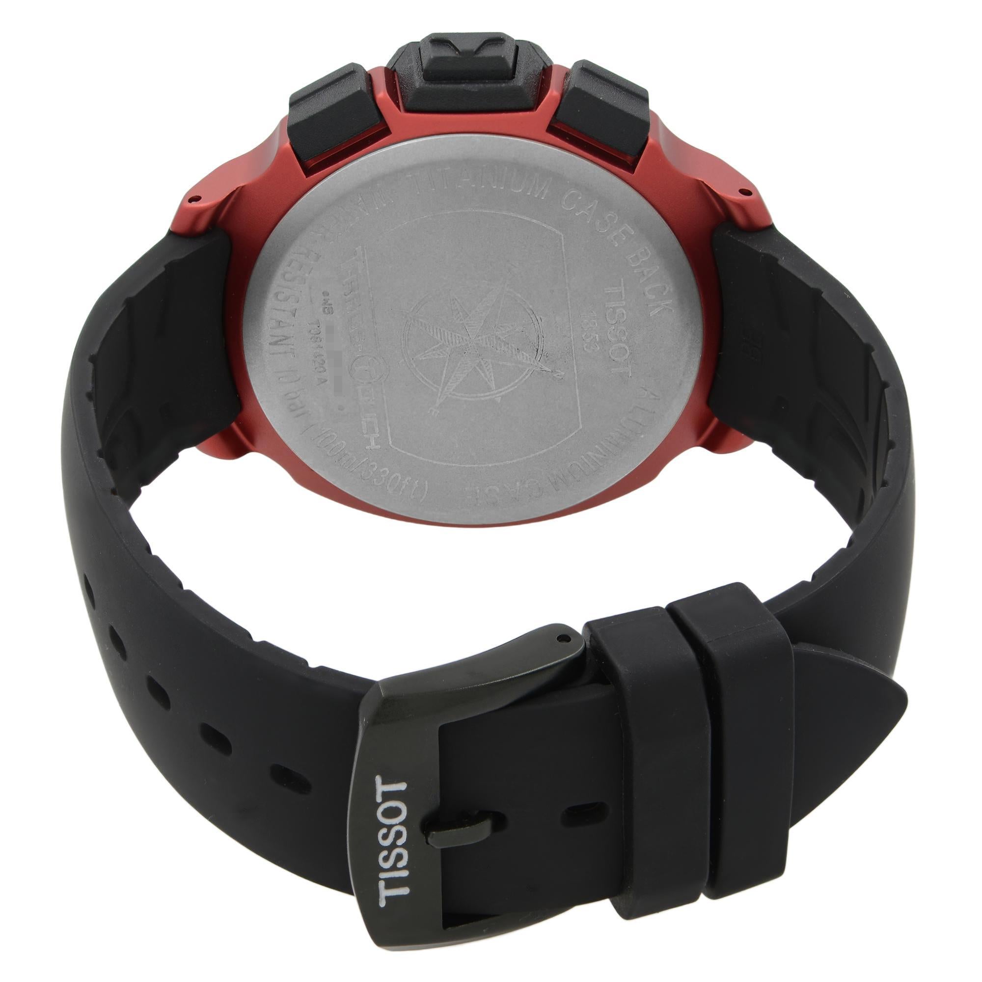 Tissot T-Race Touch Aluminum Black Mens Quartz Watch T081.420.97.207.00 ...