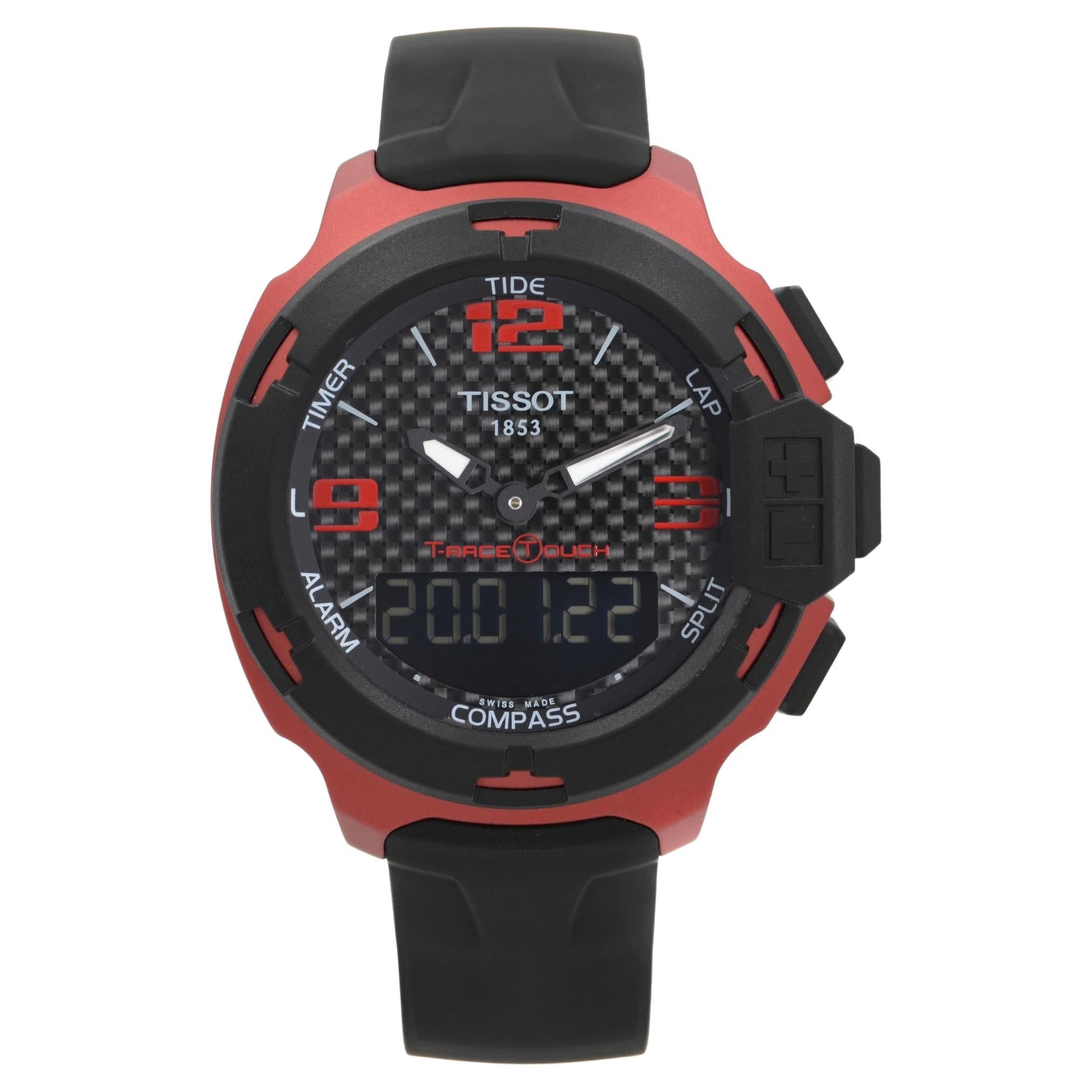 Tissot T-Race Touch Aluminum Black Mens Quartz Watch T081.420.97.207.00 ...