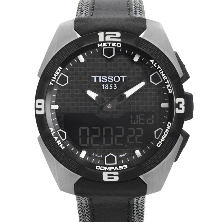 Tissot T-Touch Expert Solar 45mm Titanium Black Quartz Watch T091.420.46.051.01 at 1stDibs