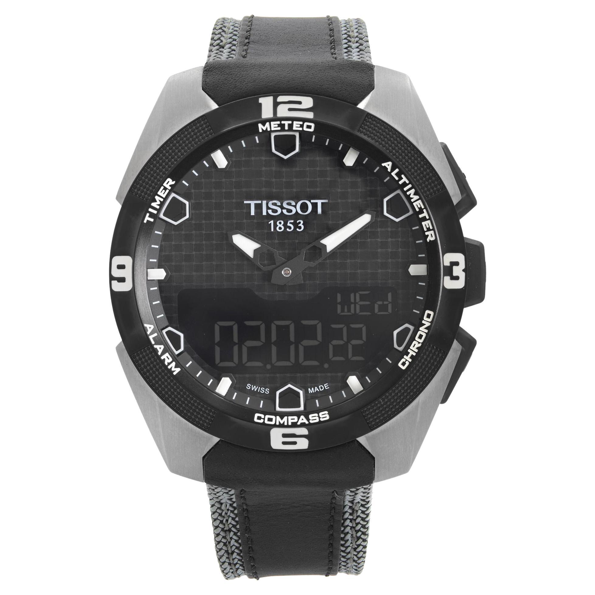 Tissot T-Touch Expert Solar 45mm Titanium Black Quartz Watch T091.420.46.051.01 at 1stDibs ...