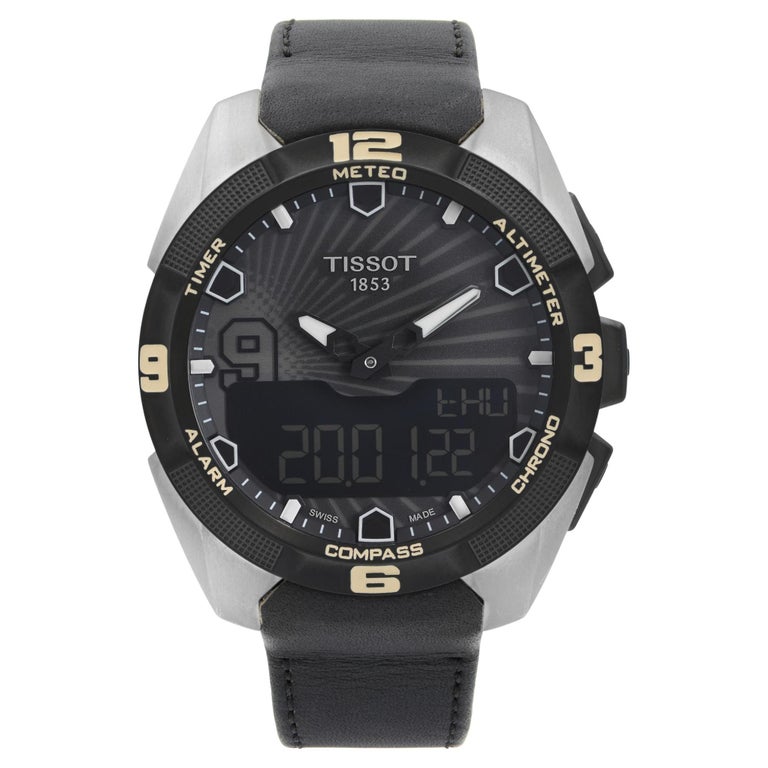 Tissot T-Touch Expert Solar Tony Parker Black Dial Men Watch T091.420.46.061.00 For Sale at 1stDibs