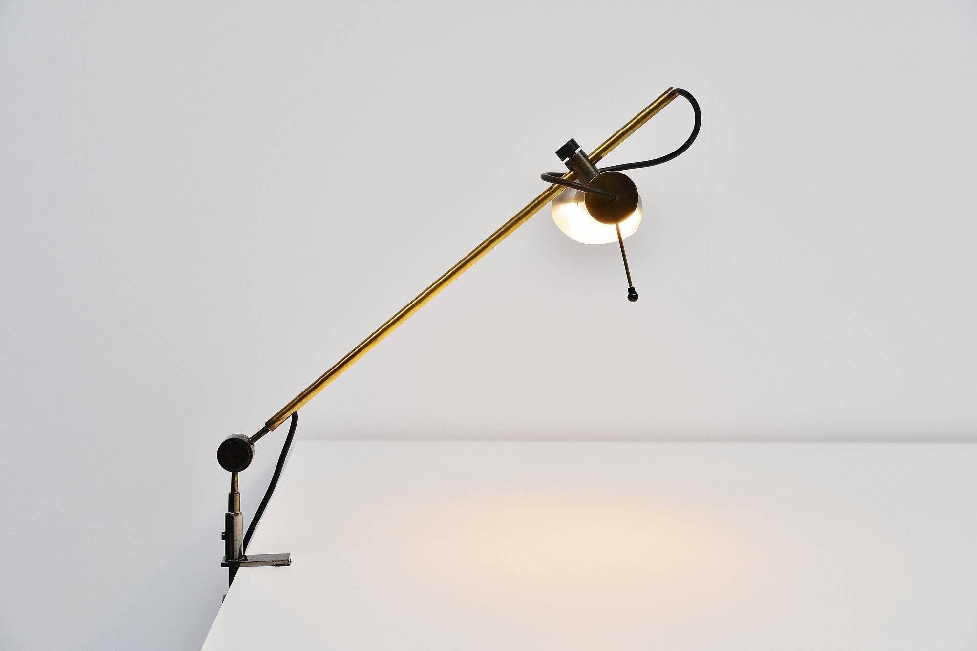 Tito Agnoli 255 Desk Lamp Oluce, Italy, 1954 at 1stDibs
