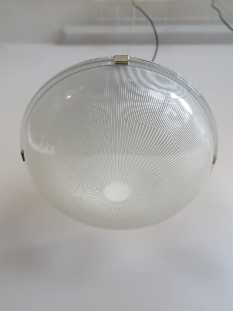 Tito Agnoli Italian Mid-Century Glass Pendant Lamps for Oluce, 1959 For ...