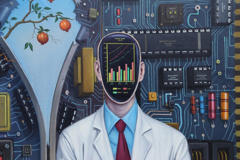 Tito Salomoni - Always On, Surrealist Oil Painting by Tito Salomoni For ...