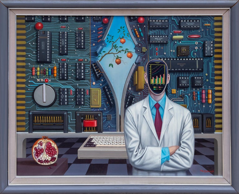 Tito Salomoni - Always On, Surrealist Oil Painting by Tito Salomoni For ...