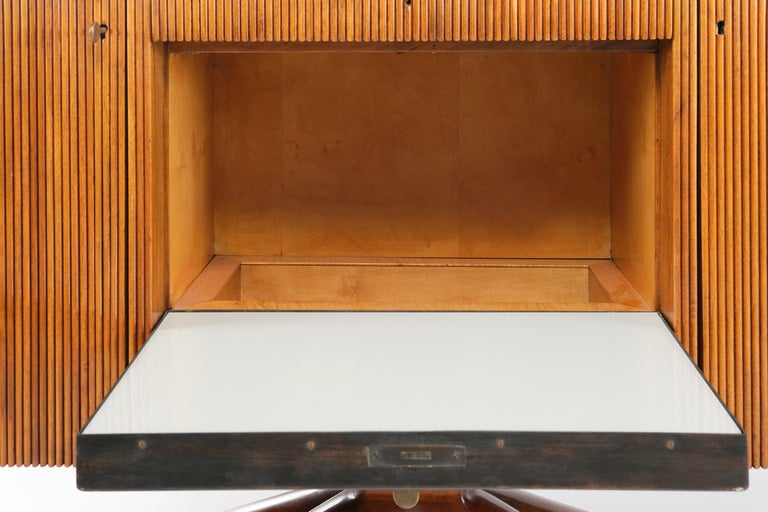 Tito Varisco Breadsticks Sideboard with Mosaic, 1950 circa at 1stDibs